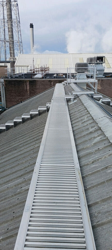 Ascent™ Walkway solves the problem of access to roof buildings